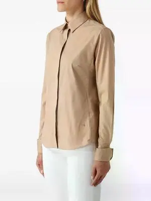 FAY Logo-embroidered Shirt - Neutrals