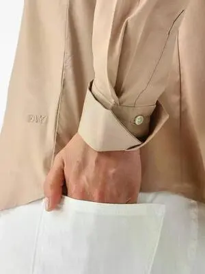 FAY Logo-embroidered Shirt - Neutrals