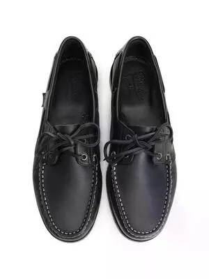 Paraboot Barth Lace-up Boat Shoes - Black