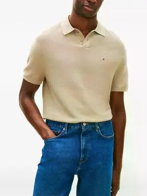 Tommy Hilfiger Short-sleeve Polo Shirt - Neutrals