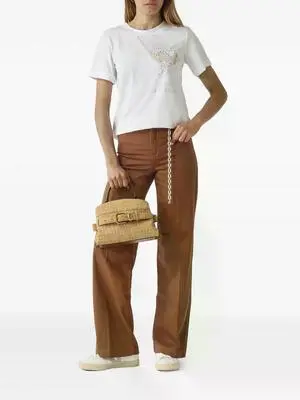 Marc Jacobs Croc-effect Buckled Tote Bag - Neutrals