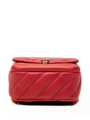 BVLGARI 2010-2025 Leather Serpenti Cabochon Backpack