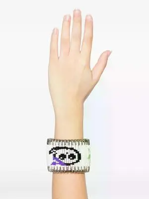 CHOPOVA LOWENA Beaded Safety-pin Bracelet