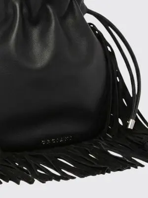 Orciani Fringe Handbag - Black