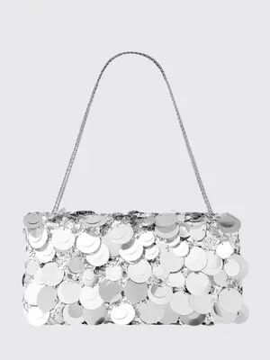 Rabanne Sparkle Baguette Shoulder Bag - Silver