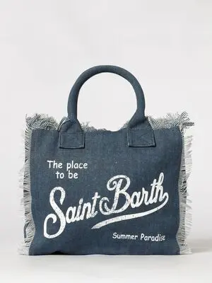 MC2 SAINT BARTH MC2 Saint Barth Beach Tote Blue