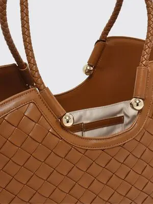 TWINSET Woven Faux Leather Bag
