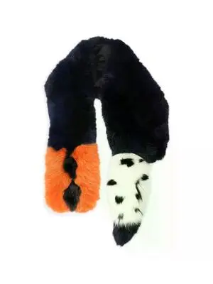 Fendi Multicolour Fur Scarf