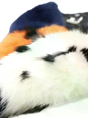 Fendi Multicolour Fur Scarf