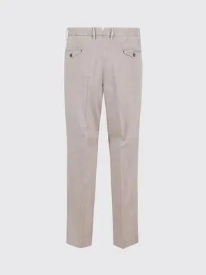 SANTANIELLO Tailored Pleated Trousers - Grey