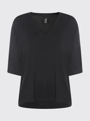 THOM KROM Modal And Silk Blend V-neck Top