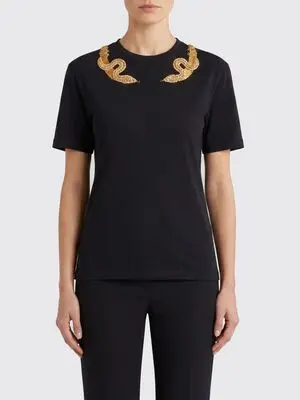 Roberto Cavalli Embellished Snake T-shirt