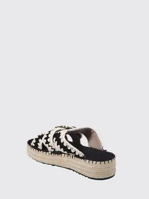 Mou Heeled Platform Sandals - Black