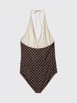 Valentino Garavani Polka Dot Halterneck One Piece Swimsuit