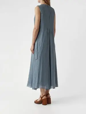 Max Mara Ramie Midi Dress