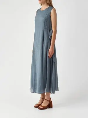 Max Mara Ramie Midi Dress