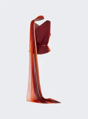 LAQUAN SMITH Top With Scarf Detail