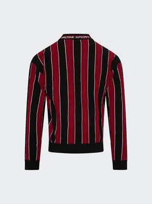 Martine Rose Logo Polo Shirt Red Black