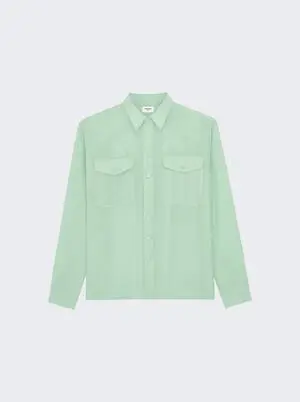 Men's Green Silk