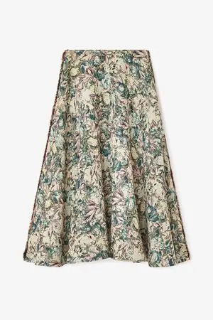 GANNI Tapestry Jacquard Long Circle Skirt