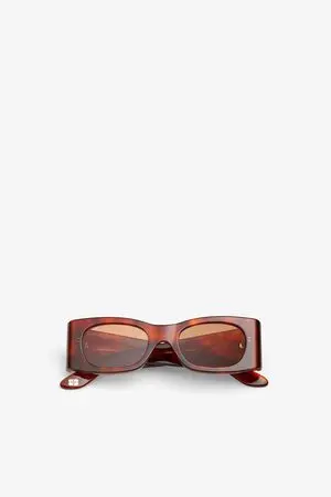 GANNI X Ace & Tate Kayla Sunglasses - Beige