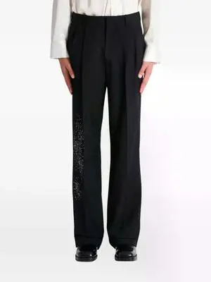 Balmain Strass-embellished Tailored Trousers