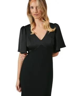 Coast Contrast Satin Bridesmaid Dress