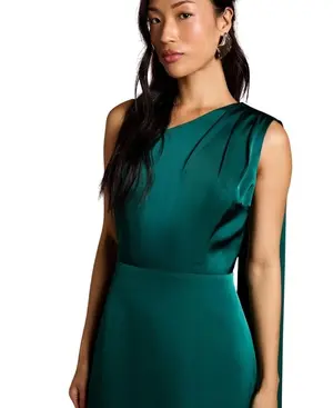 Coast One-shoulder Maxi Dress - Emerald