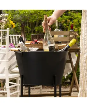 TWINE Beverage Tub With Stand & Tray