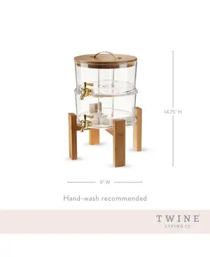 TWINE Outdoor Double Drink Dispenser