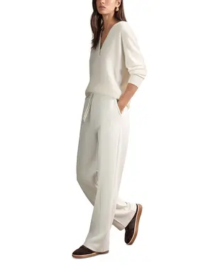 REISS Wide Leg Jogger Pants