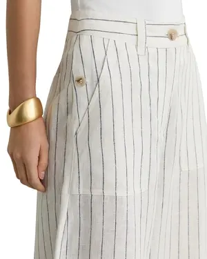 REISS Ashby Wide Leg Trousers