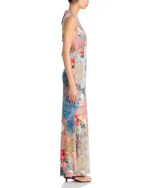 AFRM Anja Maxi Dress - Iris Patch