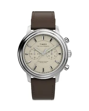 Timex® Waterbury Metropolitan Chronograph 41mm - Brown