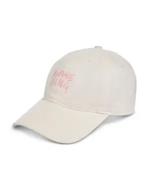ANINE BING Jeremy Baseball Cap - Ecru