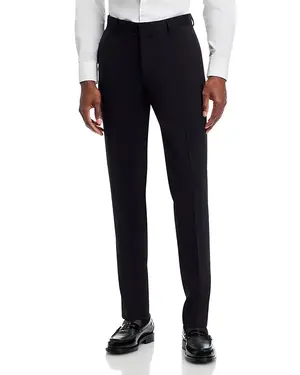 Vince Regular Fit Stretch Wool Suit Pants - Black