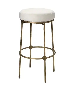 JAMIE YOUNG CO. Asteria Iron Bar Stool - Ivory