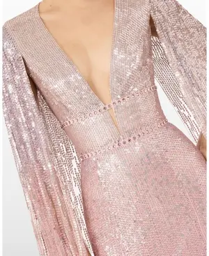 Jenny Packham Sequin-embellished Maxi Gown - Sugar