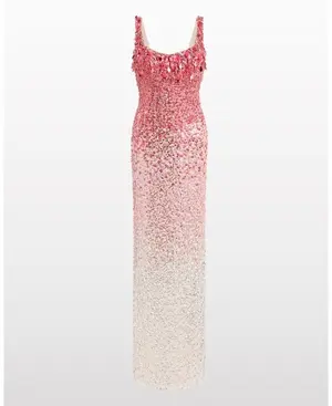 Jenny Packham Decora Sequin-embellished Maxi Dress - Illusion