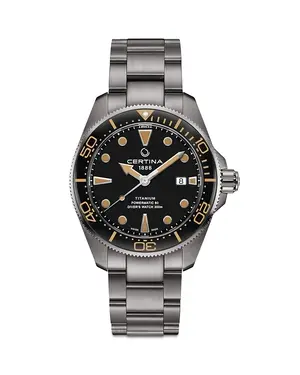 CERTINA Ds Action Diver 43mm Watch - Black
