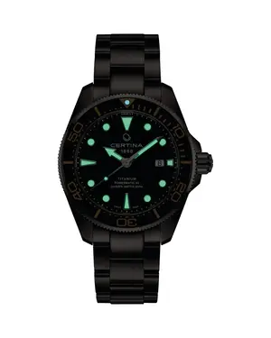 CERTINA Ds Action Diver 43mm Watch - Black