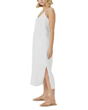 Splendid Stella Linen Pintuck Dress - White