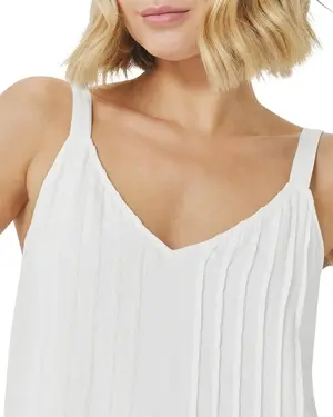 Splendid Stella Linen Pintuck Dress - White