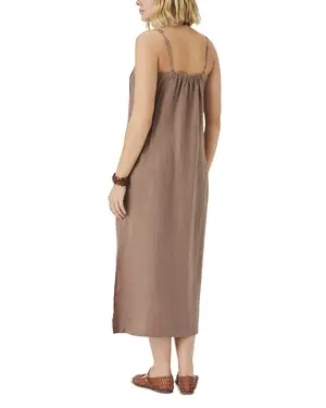 Splendid Stella Linen Pintuck Dress - Wicker