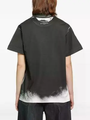 Givenchy Portrait-print Boxy T-shirt - Black