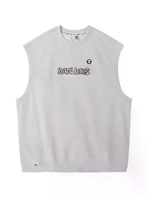 AAPE BY *A BATHING APE Embroidered Sleeveless Sweatshirt