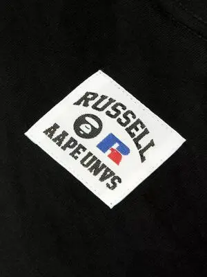 AAPE BY *A BATHING APE X Russell Athletic College Cotton T-shirt