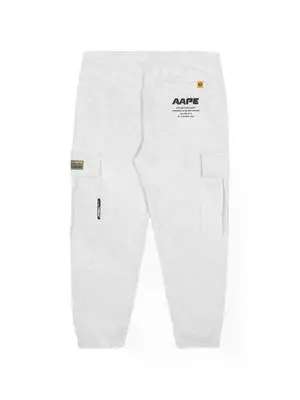 AAPE BY *A BATHING APE Elastic-waistband Track Pants - Grey