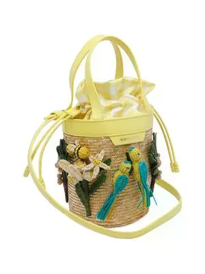 AQUAZZURA Mini Birdsong Bucket Bag