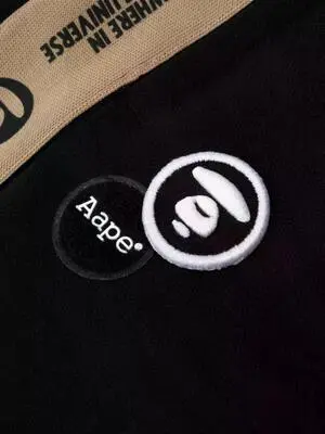 AAPE BY *A BATHING APE Moonface Logo-tape Track Pants